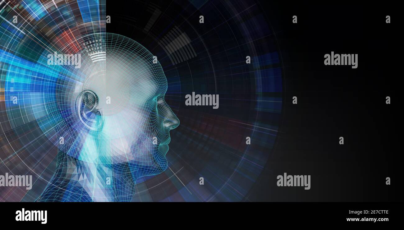 Advanced Technology Futuristic Abstract as Industry Concept Stock Photo ...