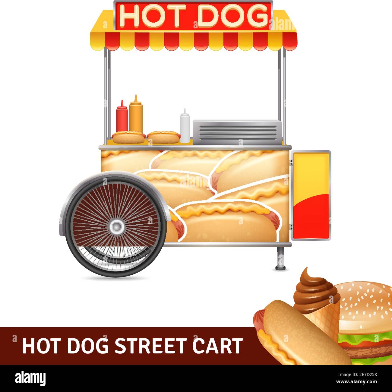 Buying serving Stock Vector Images - Alamy