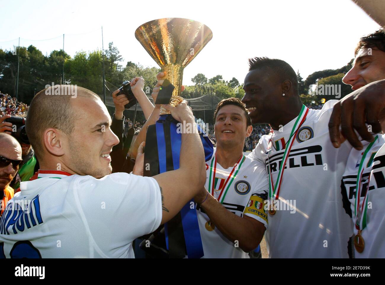 Champions league trophy inter hi-res stock photography and images - Alamy