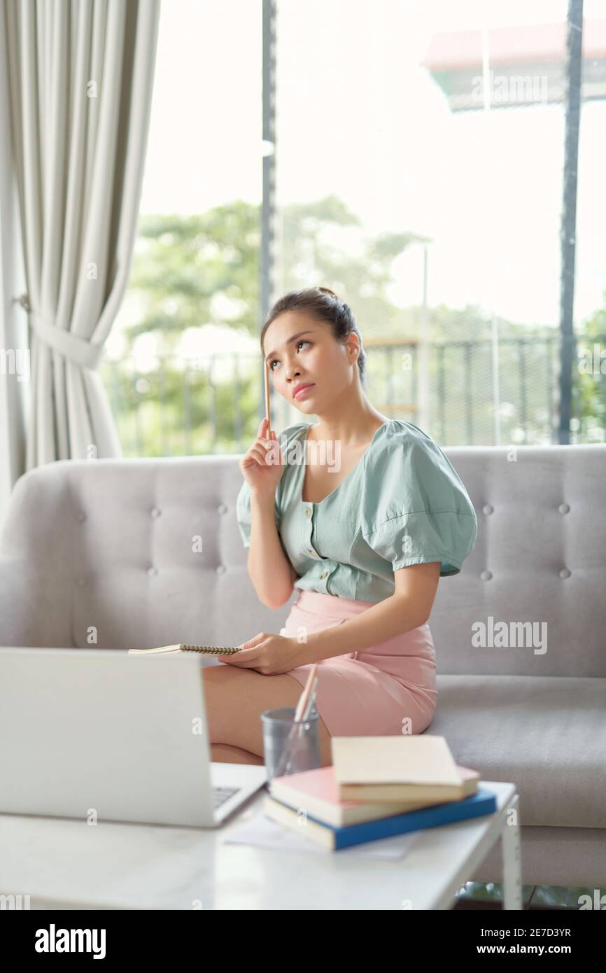 Beautiful office girl taking notes hi-res stock photography and images ...