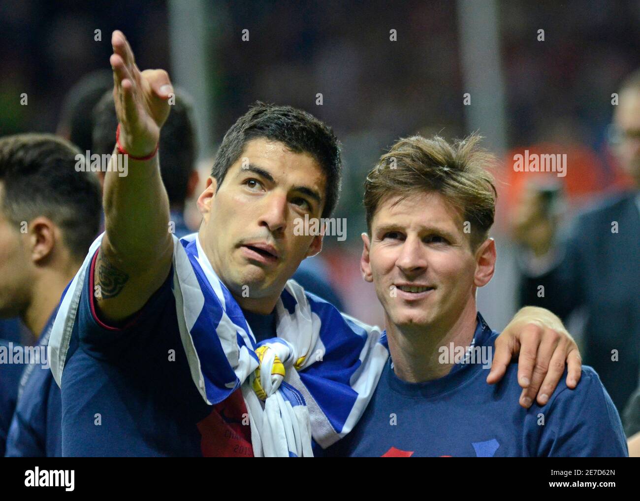 Lionel messi 2015 celebration hi-res stock photography and images - Alamy