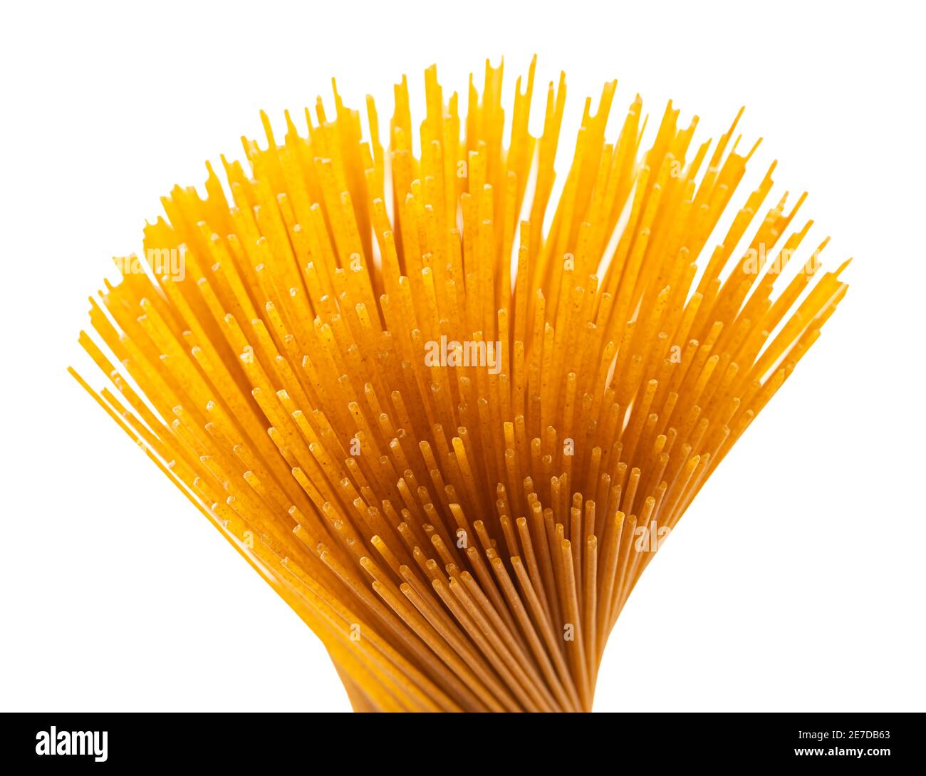 raw spaghetti closeup on white isolated background Stock Photo - Alamy