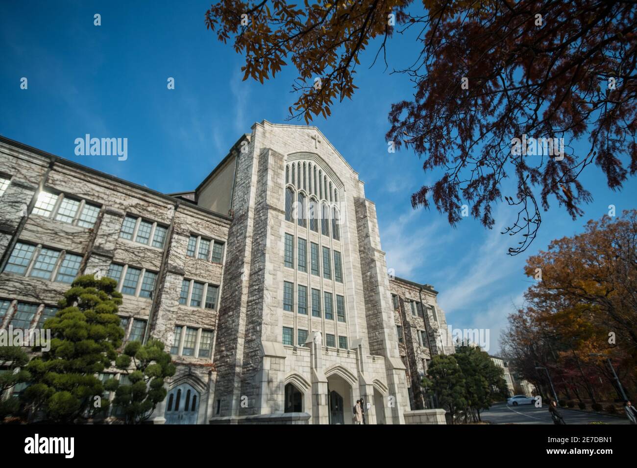 Ewha Womans University in autumn Stock Photo - Alamy