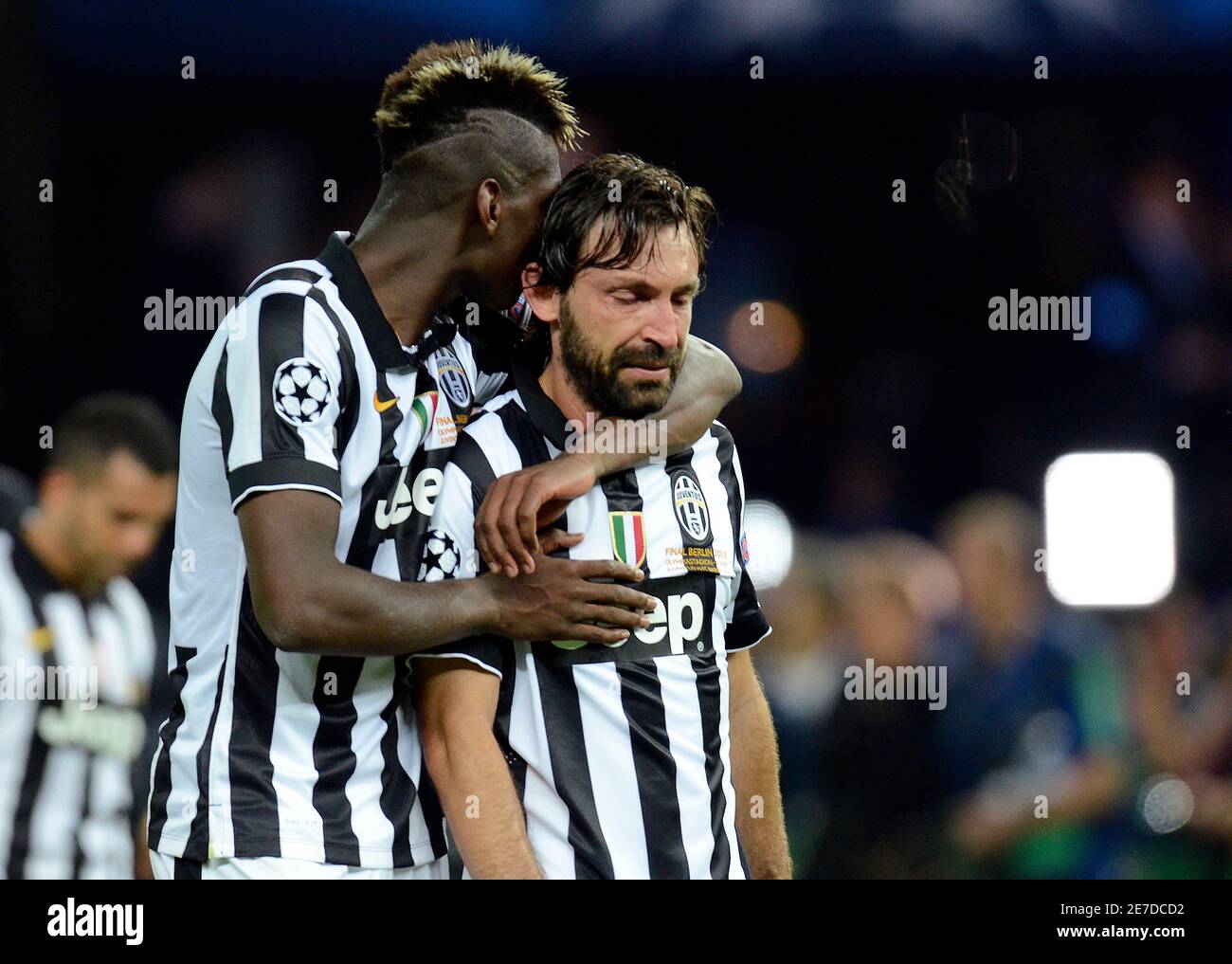 BERLIN, GERMANY - JUNE 6, 2015: Andrea Pirlo cries after the 2014/15 UEFA Champions League Final ...