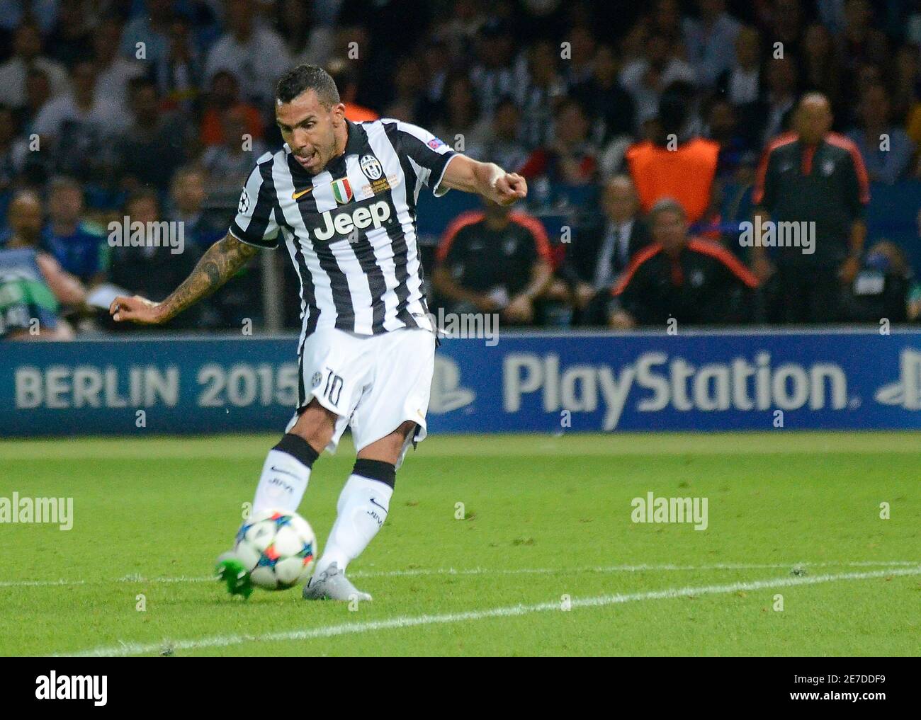 BERLIN, GERMANY - JUNE 6, 2015: Carlos Tevez pictured during the 2014/ ...
