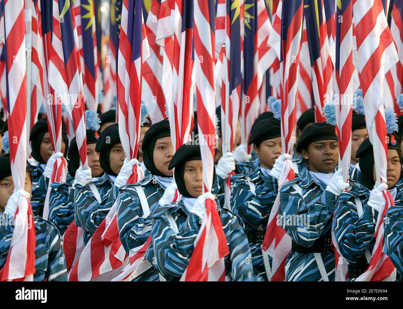 Malaysians in national day parade hi-res stock photography and images ...