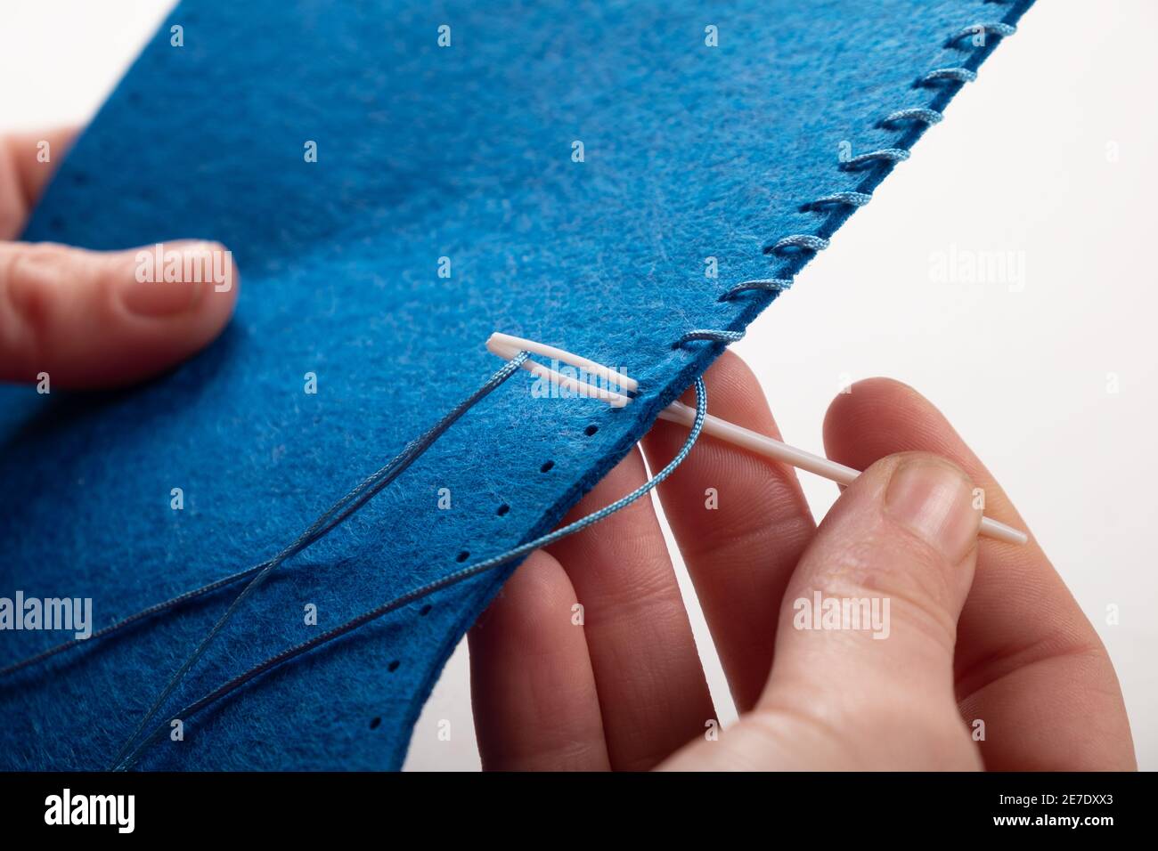 Hand and fabric hi-res stock photography and images - Alamy