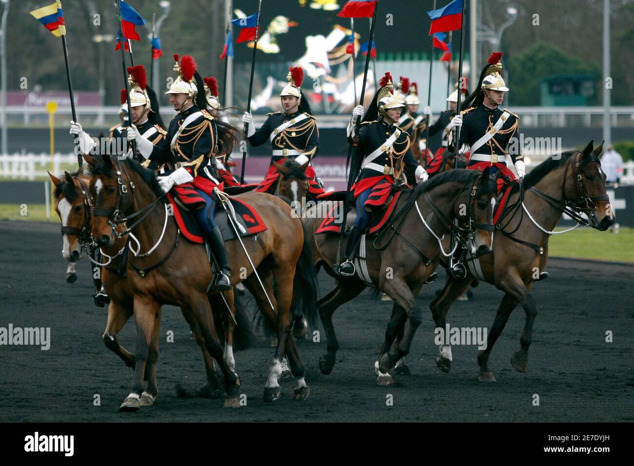 French republican horse guards hi-res stock photography and images - Alamy