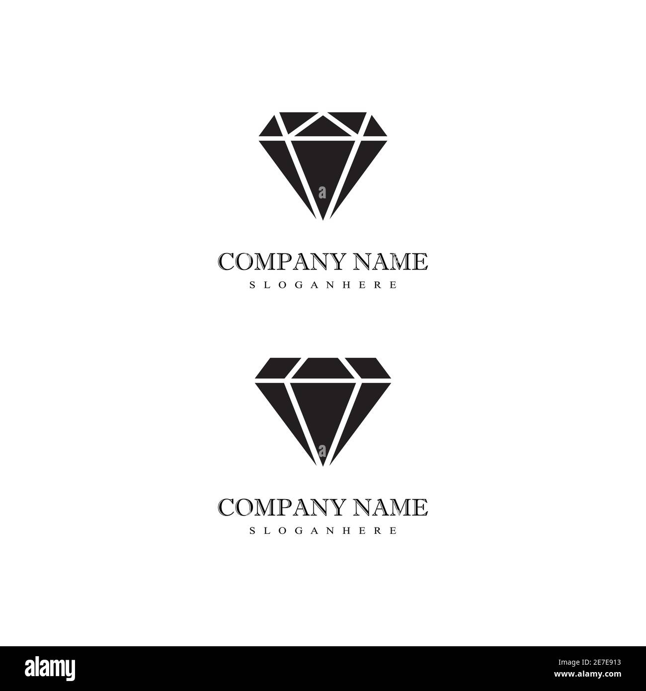 Diamond Logo Template vector symbol nature Stock Vector Image & Art - Alamy