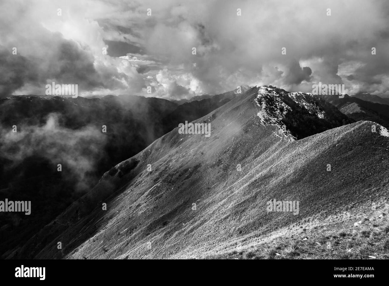 October day in the mountains of Val di Resia, in Friuli-Venezia Giulia ...