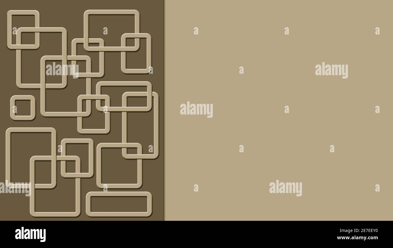 Modern design of graphic elements in sand color - rectangle frames ...