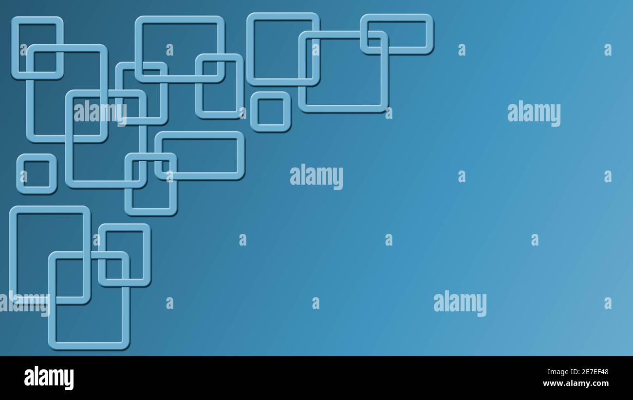 Modern design of graphic elements in blue color - rectangle frames ...
