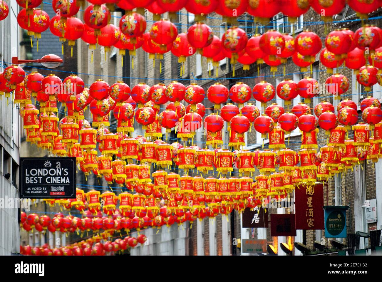 Decorations in Chinatown Stock Photo - Alamy