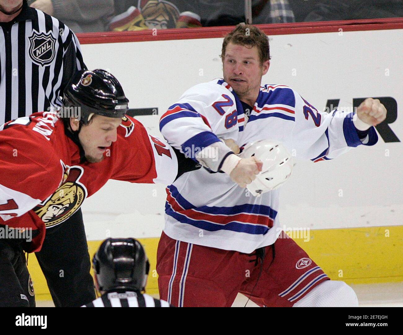 New york rangers colton orr hi-res stock photography and images - Alamy