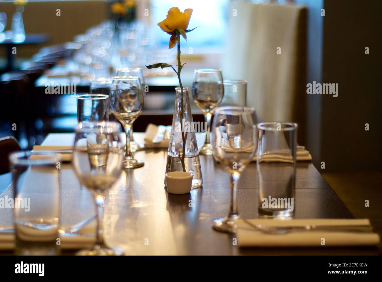 Restaurant set up Stock Photo - Alamy