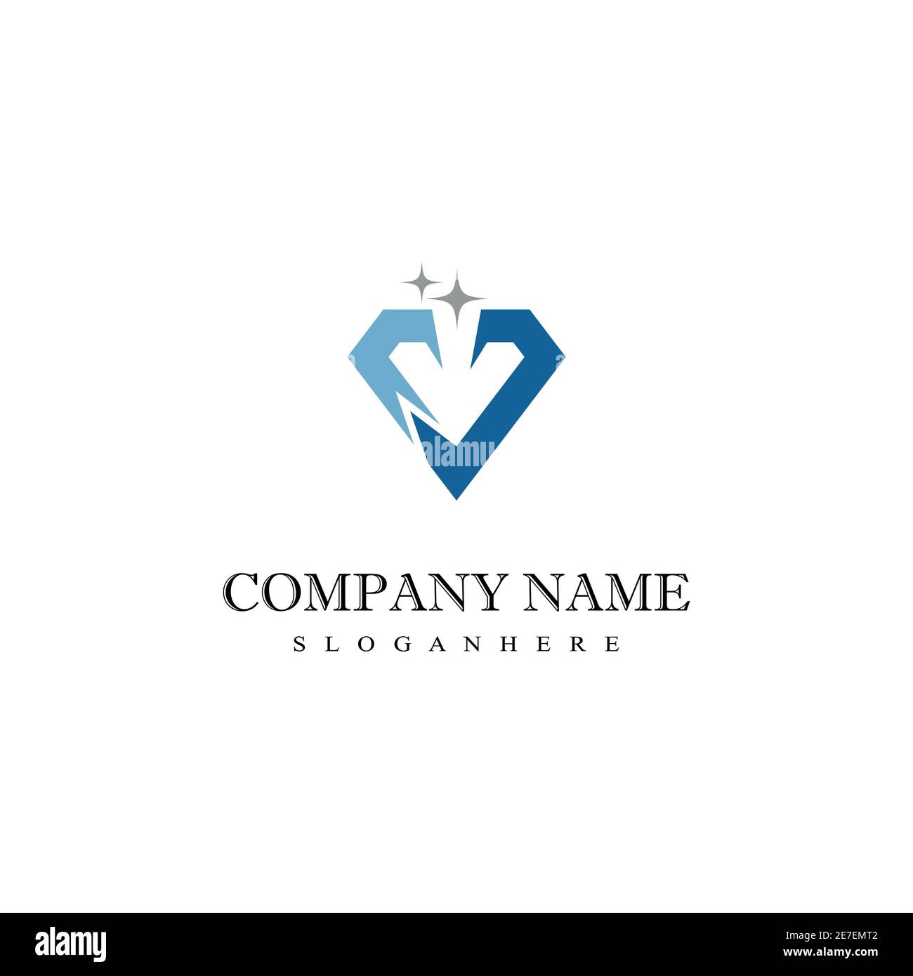 Diamond Logo Template vector symbol nature Stock Vector Image & Art - Alamy