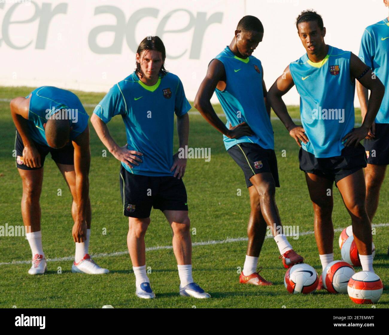 Ronaldinho messi henry hi-res stock photography and images - Alamy