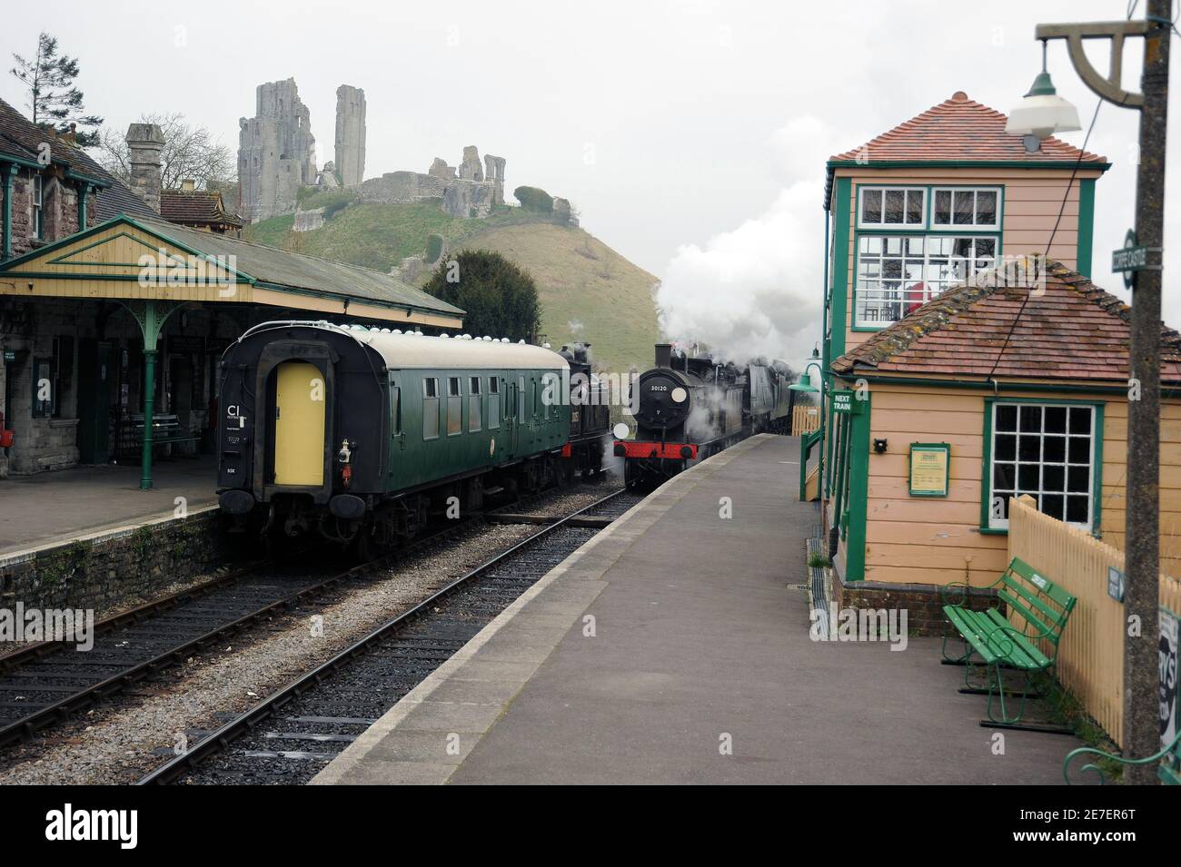 Lswr m7 class steam locomotive hi-res stock photography and images - Alamy