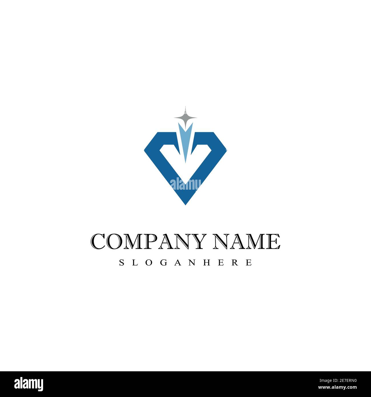 Diamond Logo Template vector symbol nature Stock Vector Image & Art - Alamy