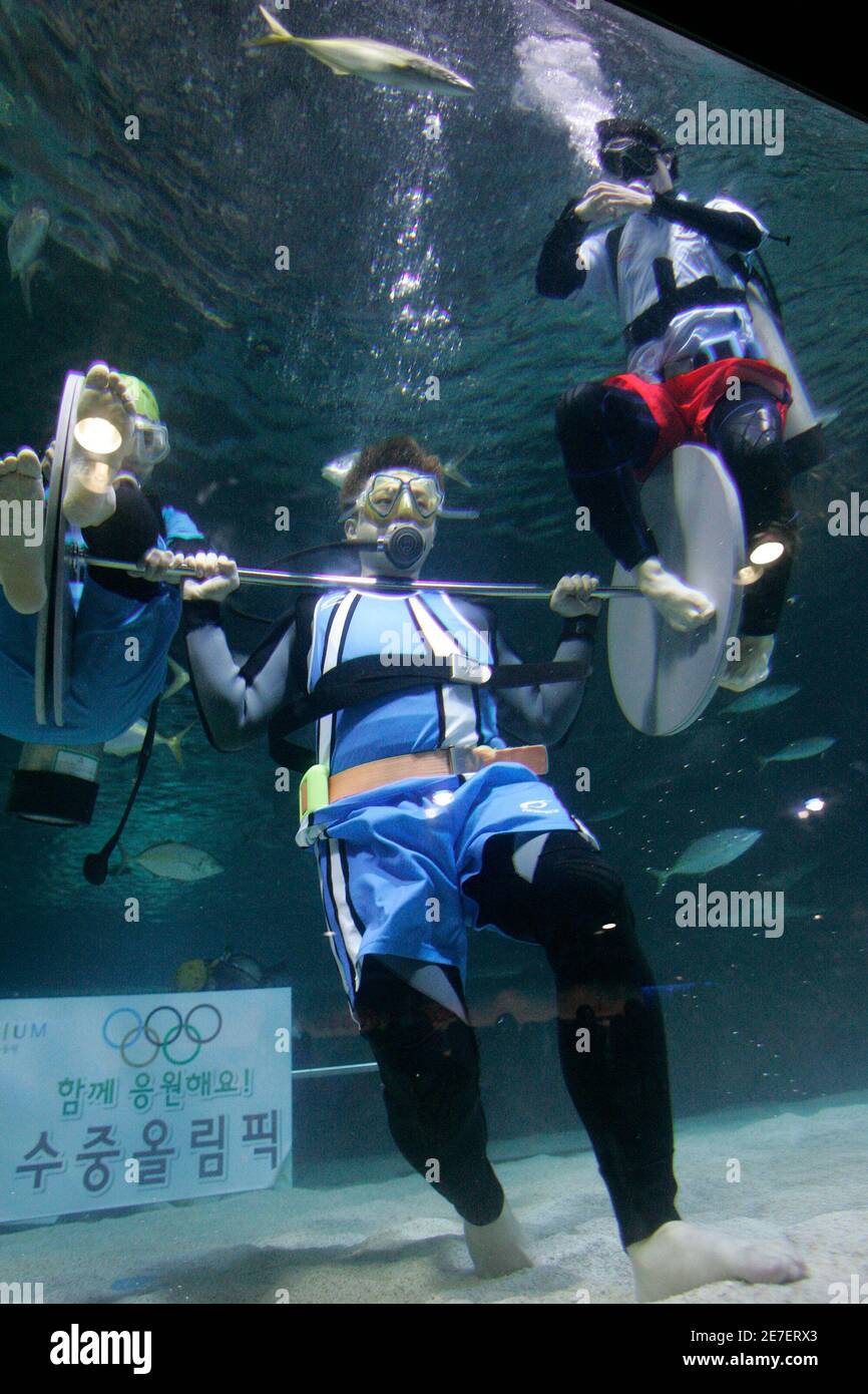 Diving weights hi-res stock photography and images - Alamy