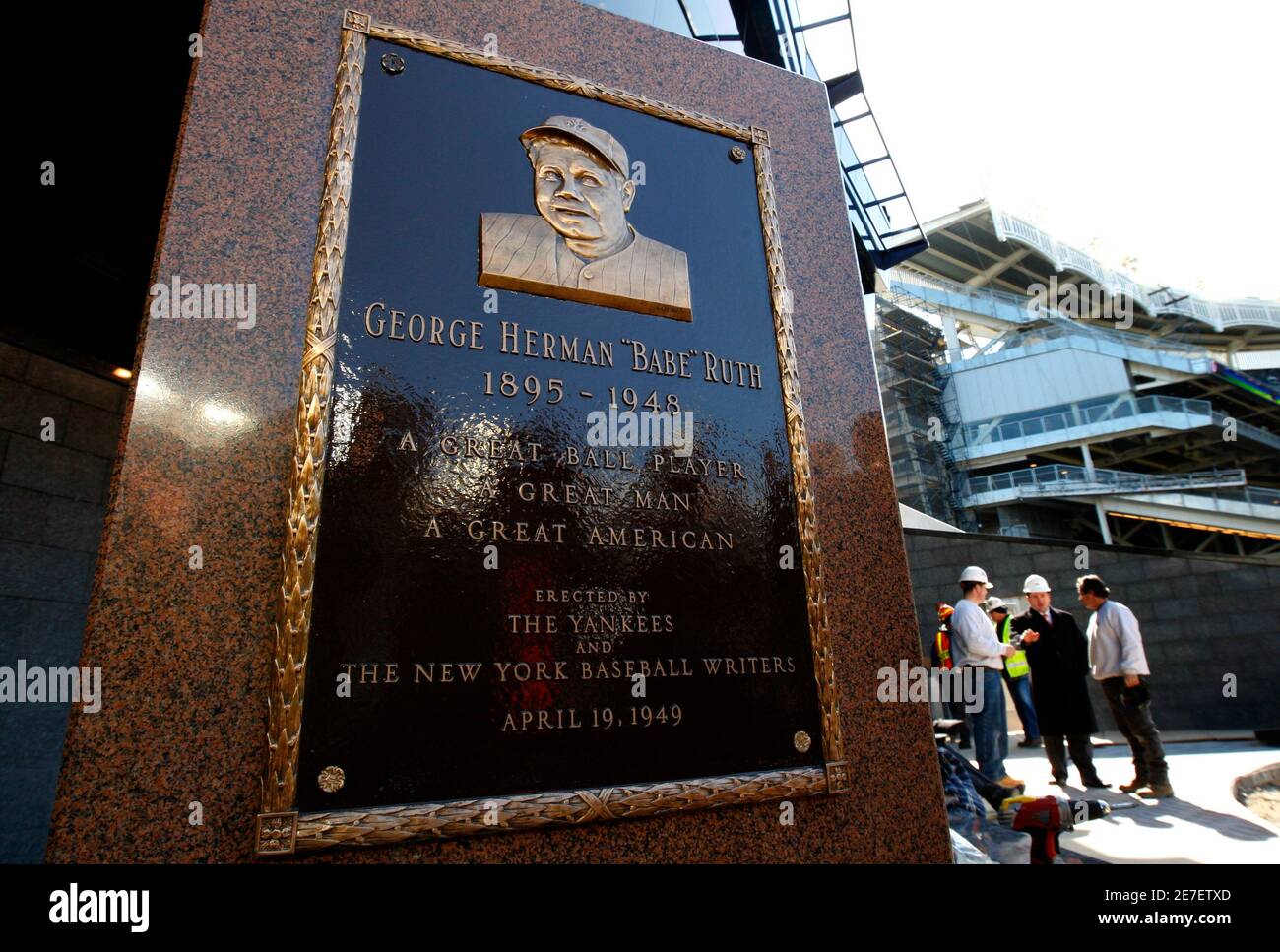 Yankee Stadium Monument Park High Resolution Stock Photography and ...