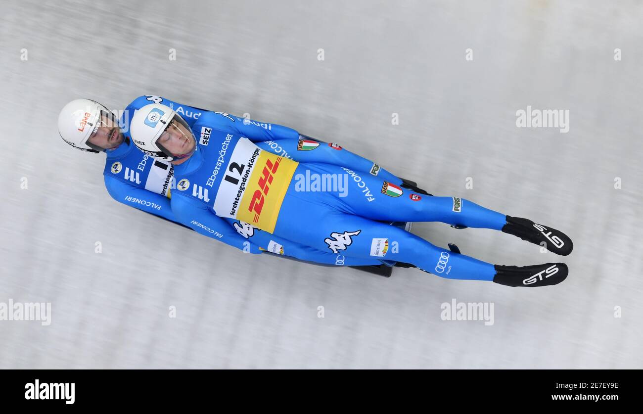 30 January 2021, Bavaria, Schönau Am Königssee: Luge: World ...