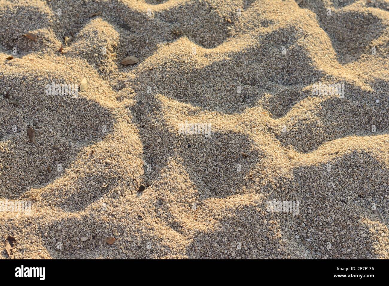 Golden Sand on the beach as background. Sand Texture. Golden sand ...
