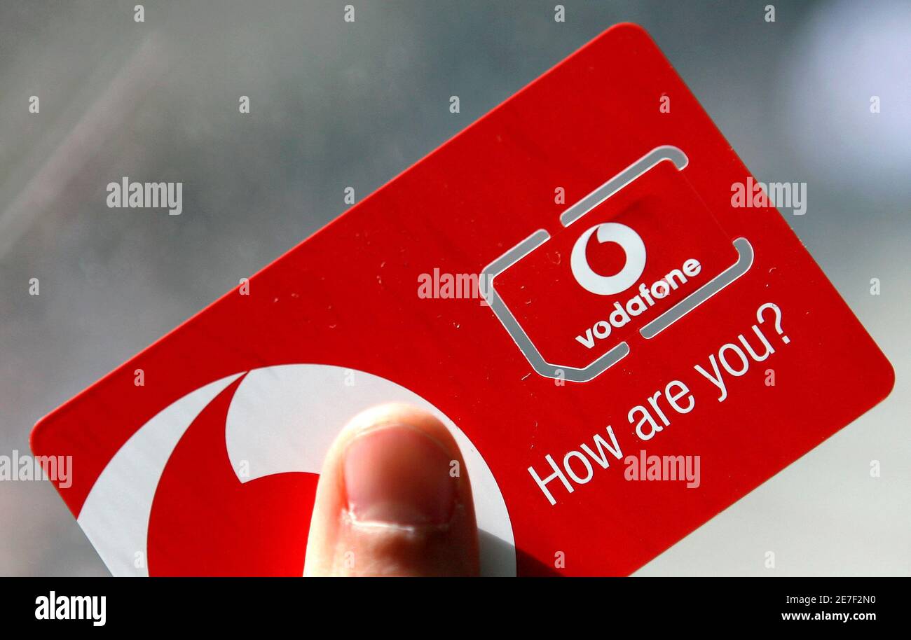Vodafone sim card hi-res stock photography and images - Alamy
