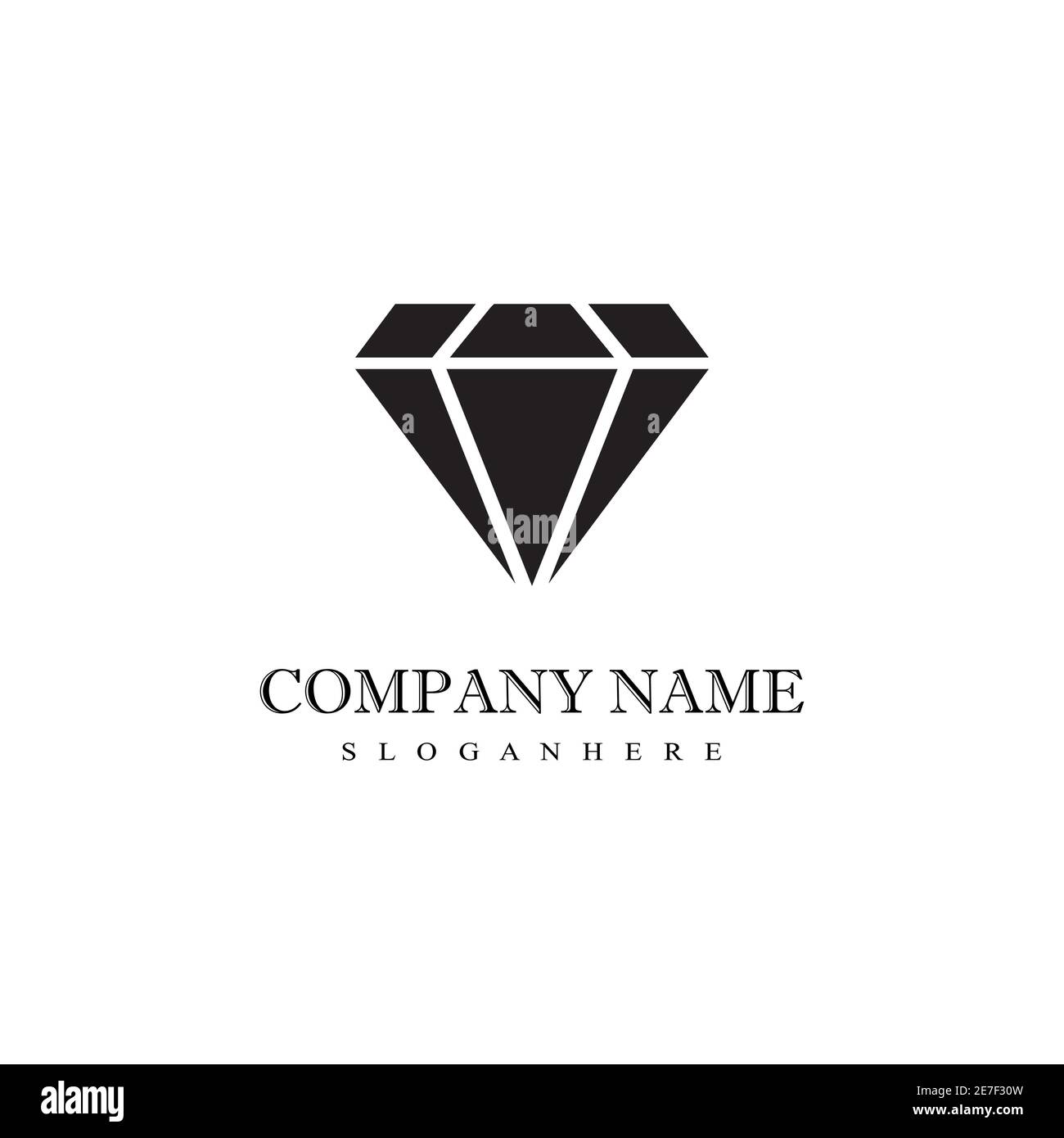 Diamond Logo Template vector symbol nature Stock Vector Image & Art - Alamy