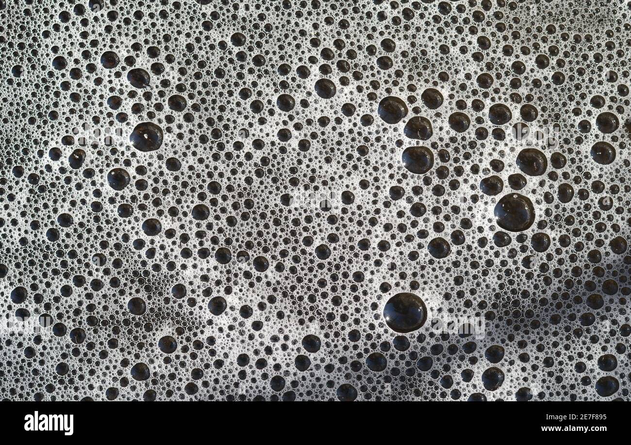 Bubbles Pattern like a Foam Texture Stock Photo - Alamy