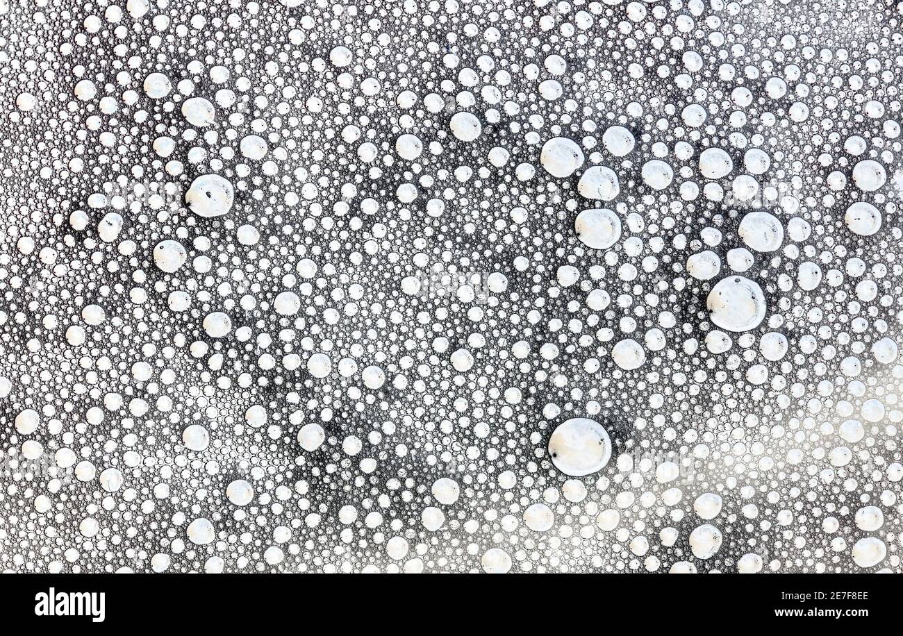 Bubbles Pattern like a Foam Texture Stock Photo - Alamy
