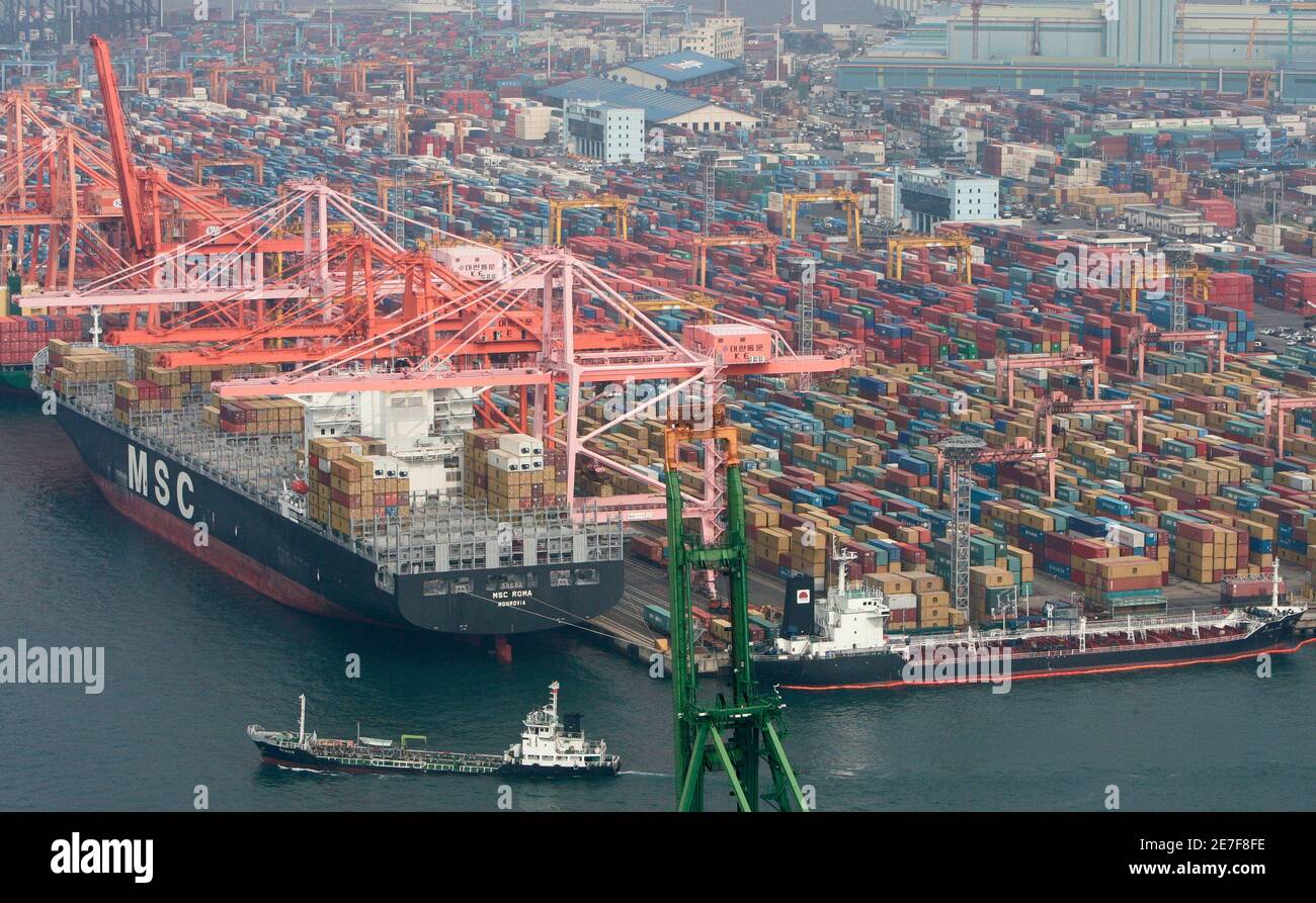 South korean economy busan hi-res stock photography and images - Alamy