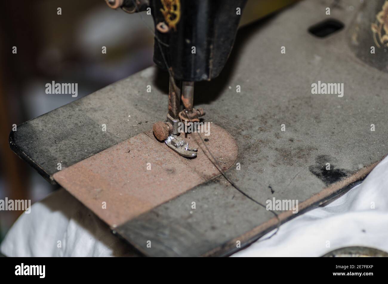 Abandoned Sewing Machine High Resolution Stock Photography and Images ...