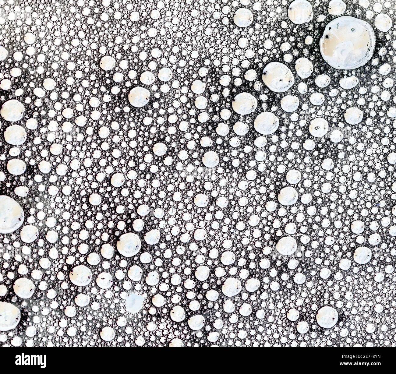 Bubbles Pattern like a Foam Texture Stock Photo - Alamy