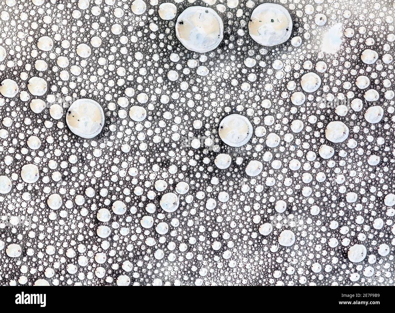 Bubbles Pattern like a Foam Texture Stock Photo - Alamy