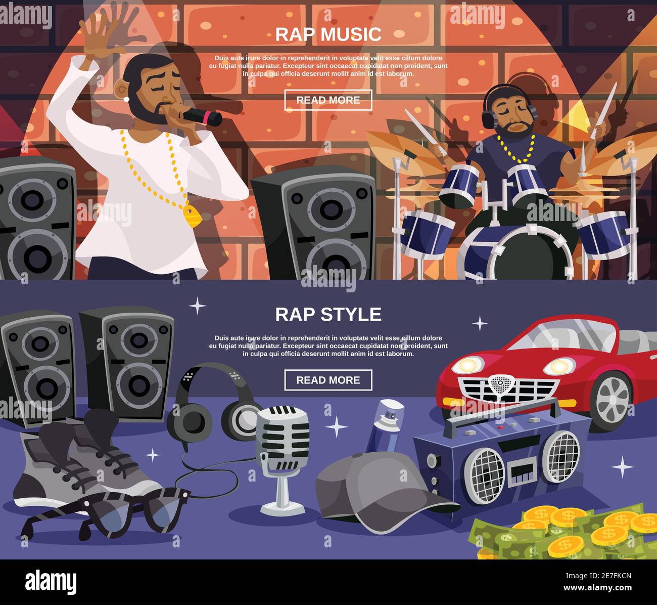 Hip hop car Stock Vector Images - Alamy