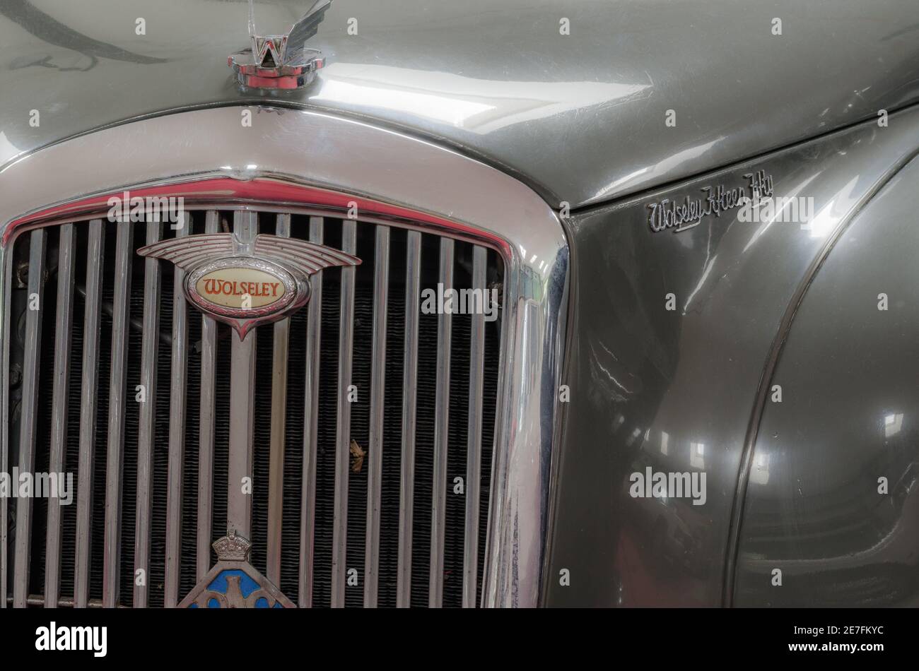 wolseley car classic car front view Stock Photo - Alamy