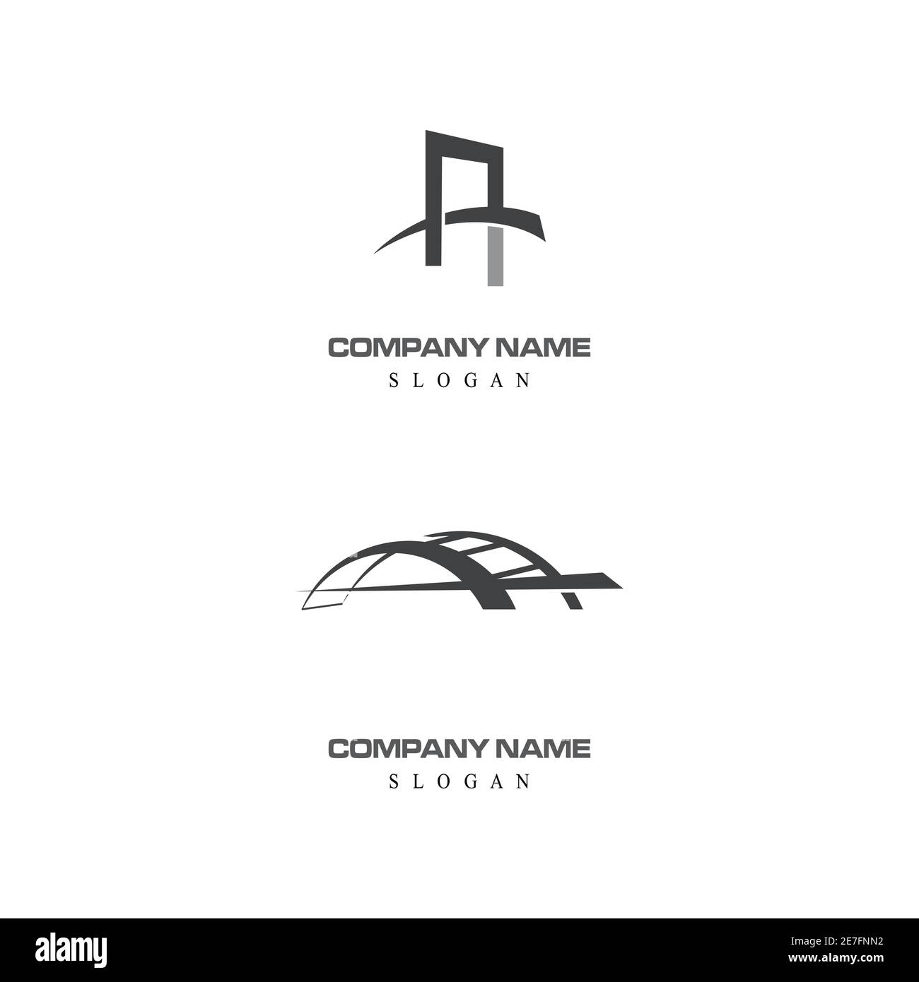 Bridge Logo Template vector icon illustration design Stock Vector Image ...