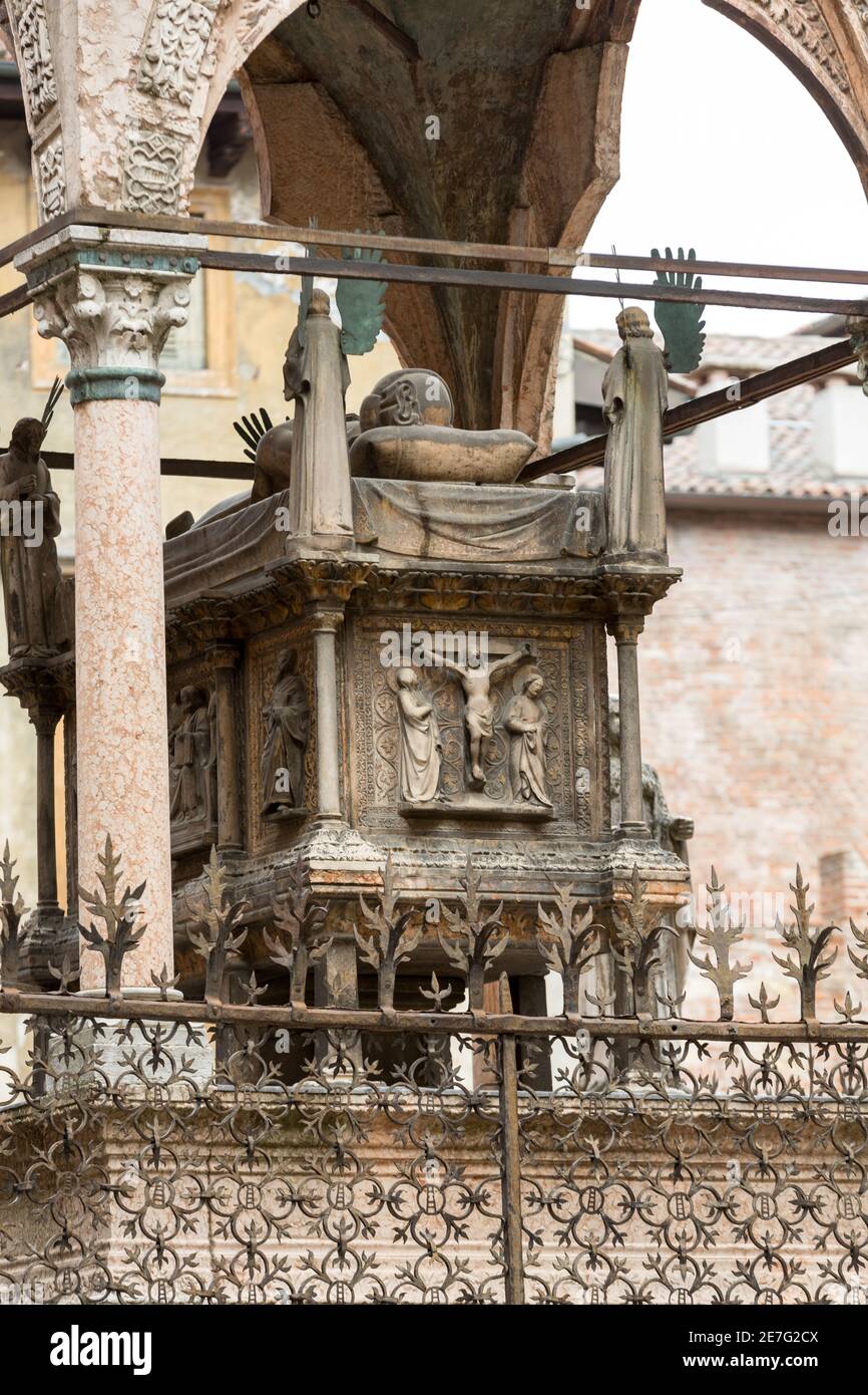 Scaliger tombs, a group of five gothic funerary monuments celebrating ...