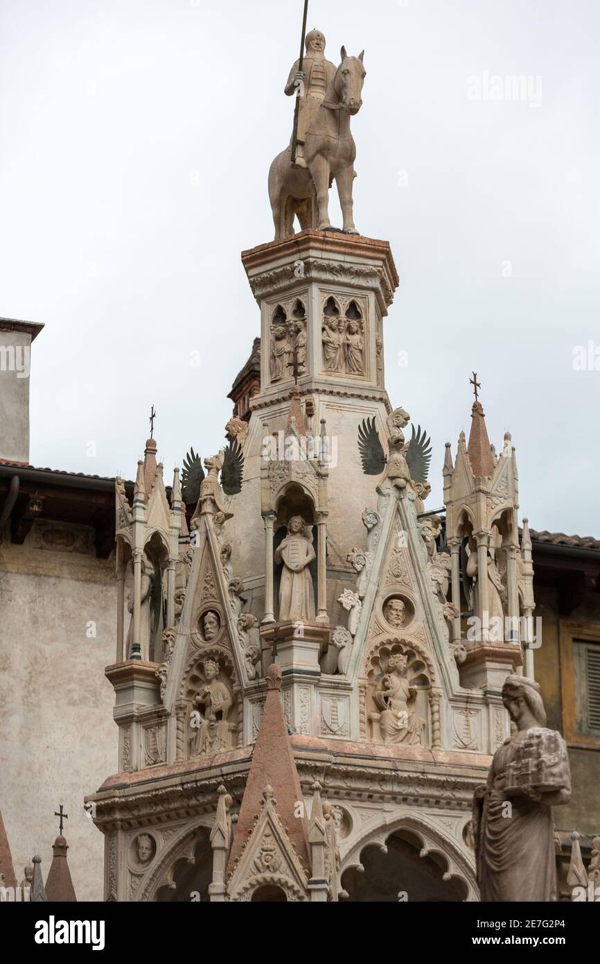 Scaliger tombs, a group of five gothic funerary monuments celebrating ...