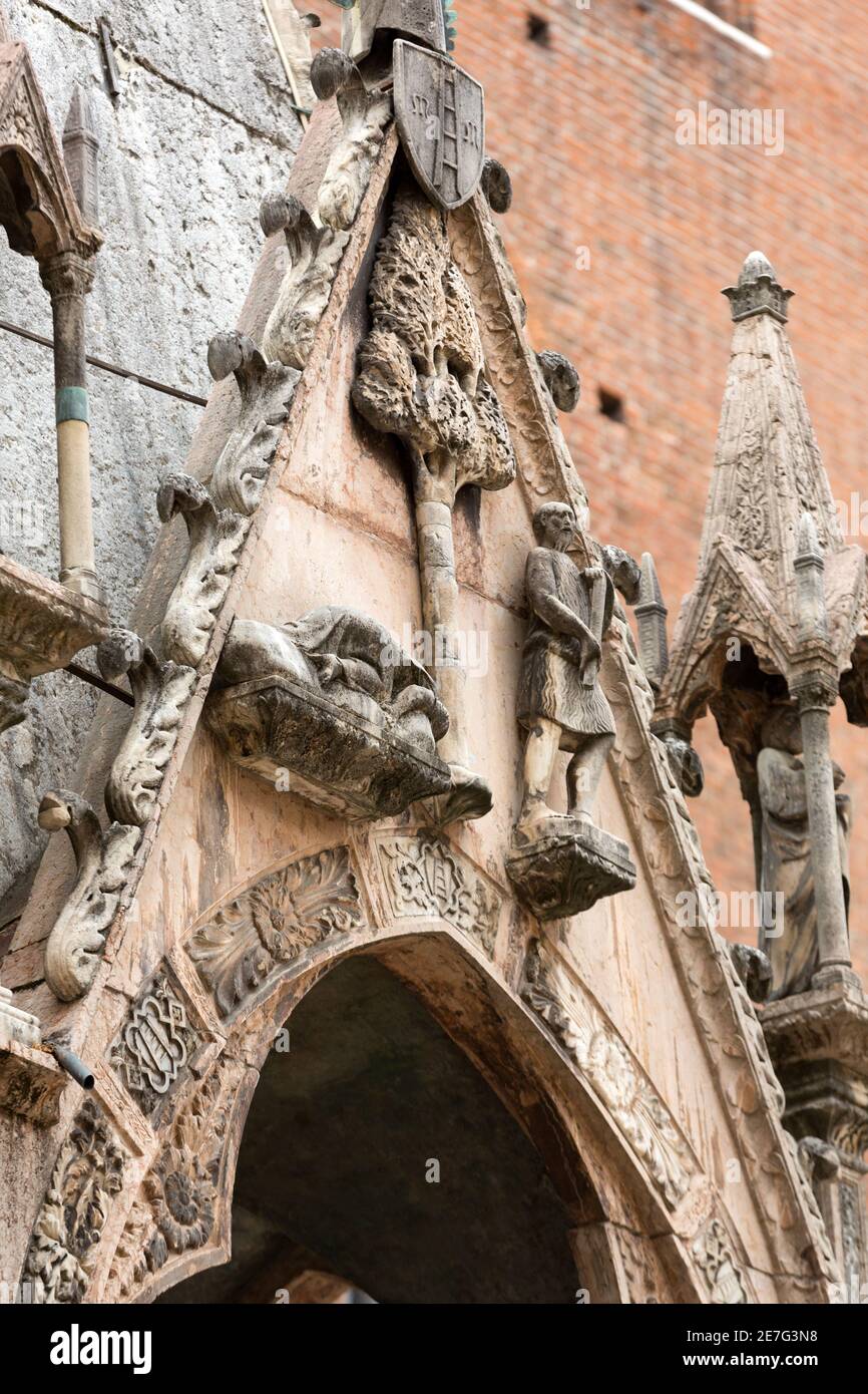 Scaliger tombs, a group of five gothic funerary monuments celebrating ...