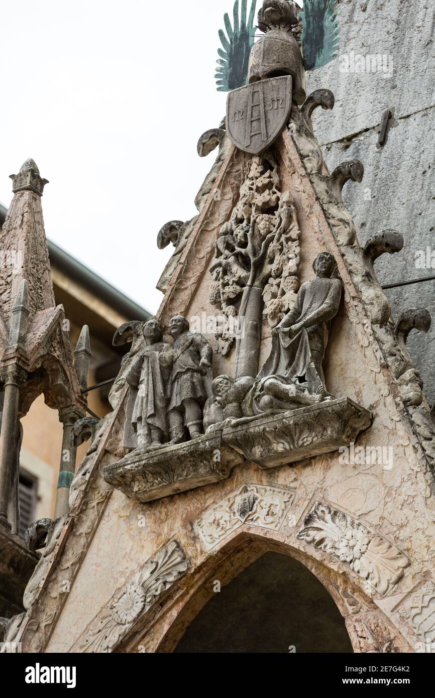 Scaliger tombs, a group of five gothic funerary monuments celebrating ...
