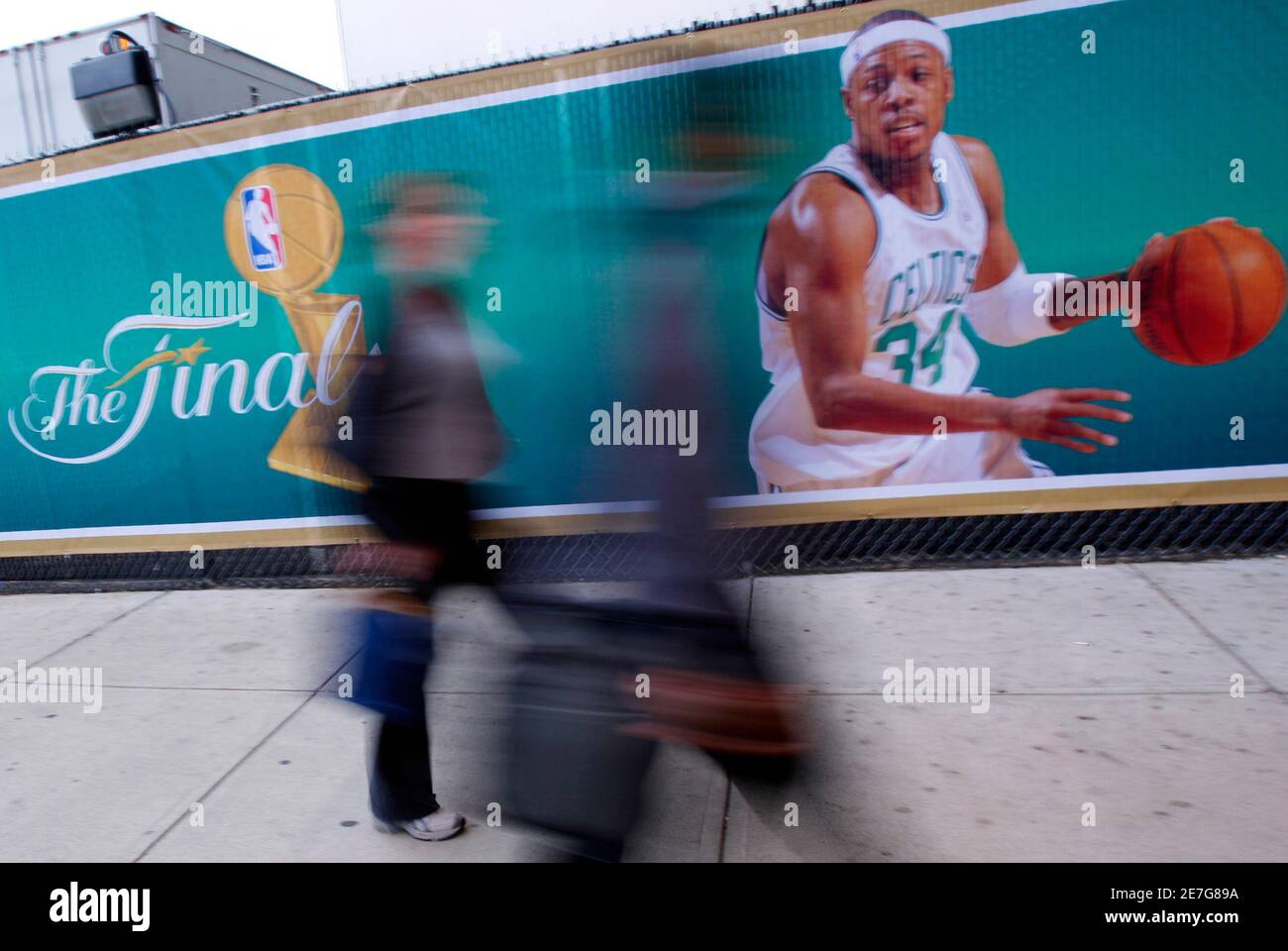 Nba finals banners hi-res stock photography and images - Alamy
