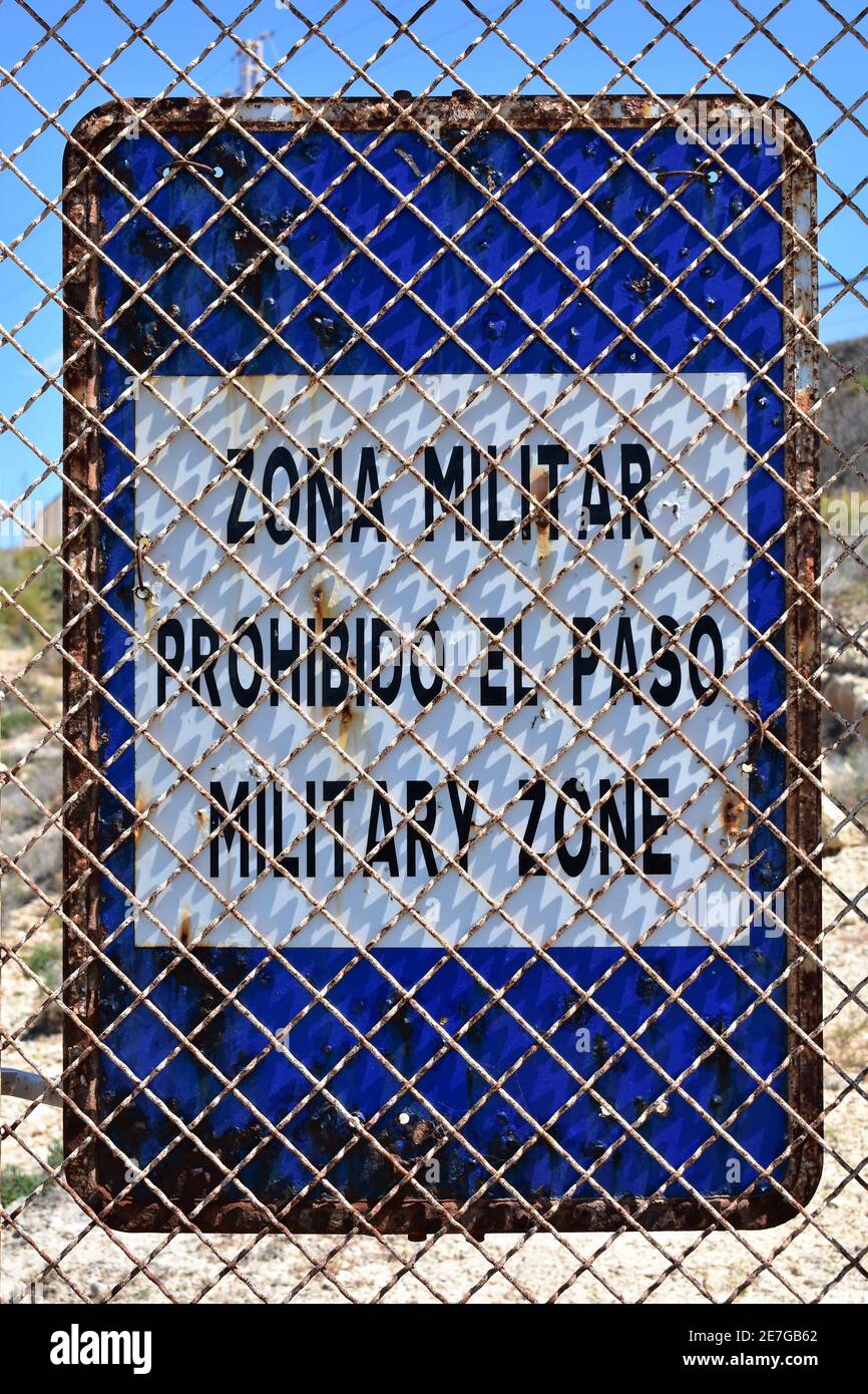 Military Prohibited Area High Resolution Stock Photography and Images ...