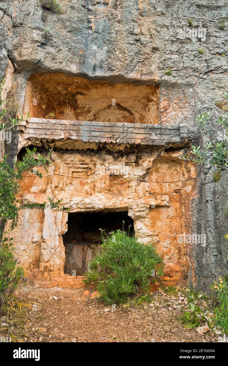 Saba in ancient sites archeological location on a Lycian way near Kas ...
