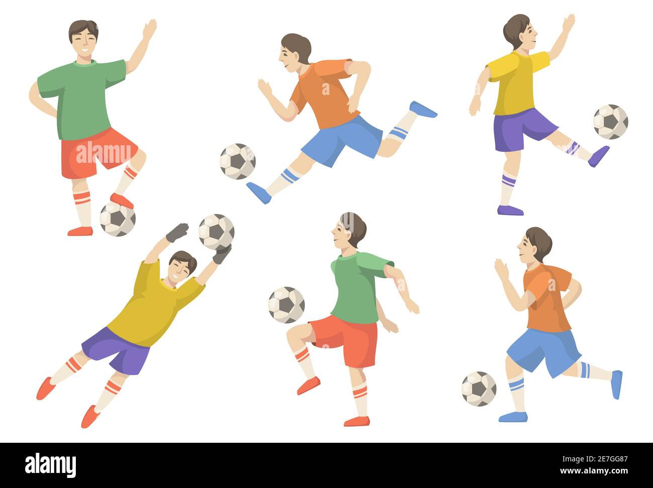 Cartoon Football Goalkeeper High Resolution Stock Photography and ...