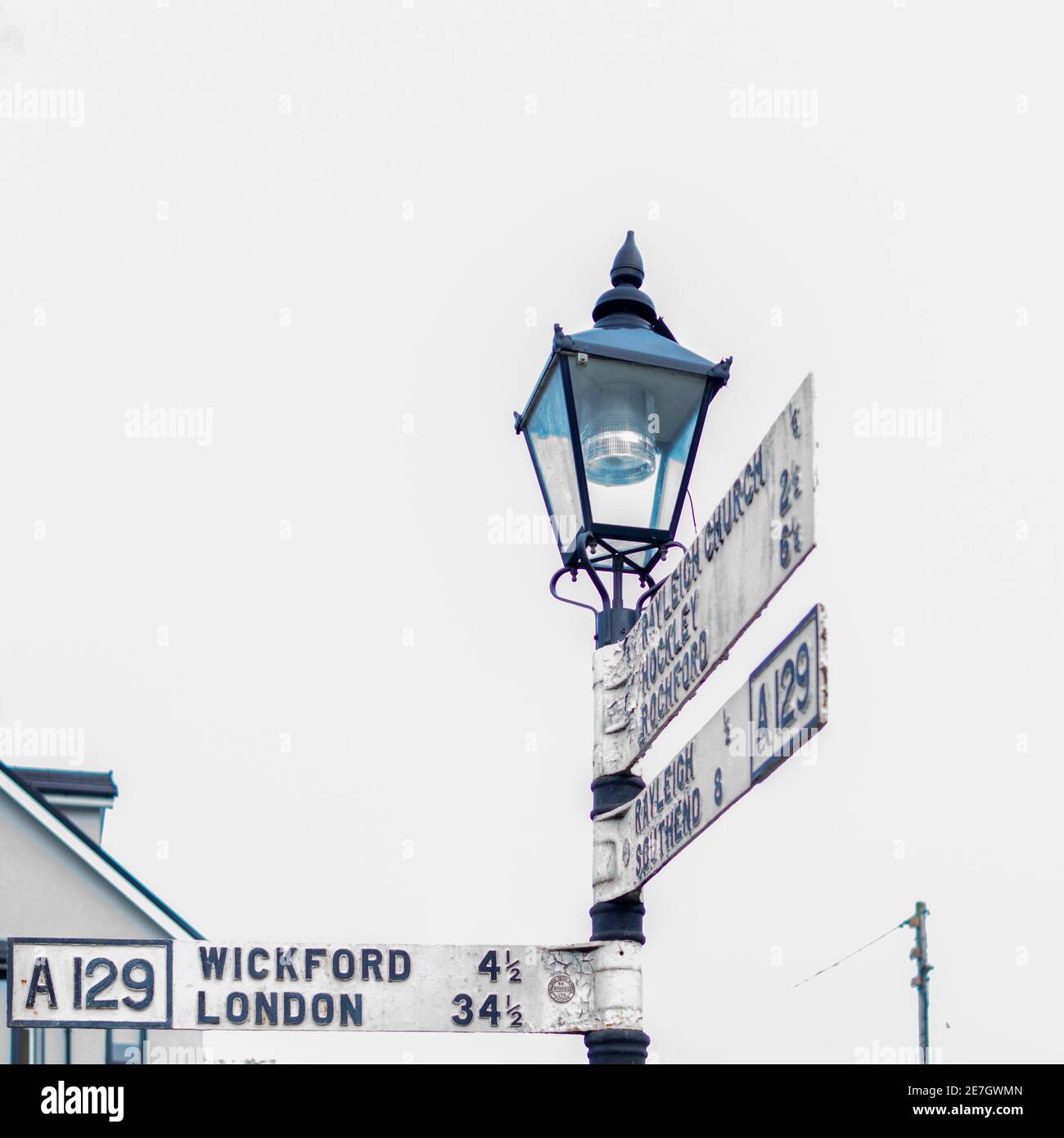 Old cast iron road signs hi-res stock photography and images - Alamy