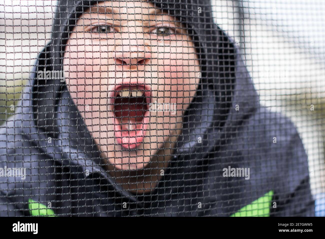 Boy screaming colored hi-res stock photography and images - Alamy