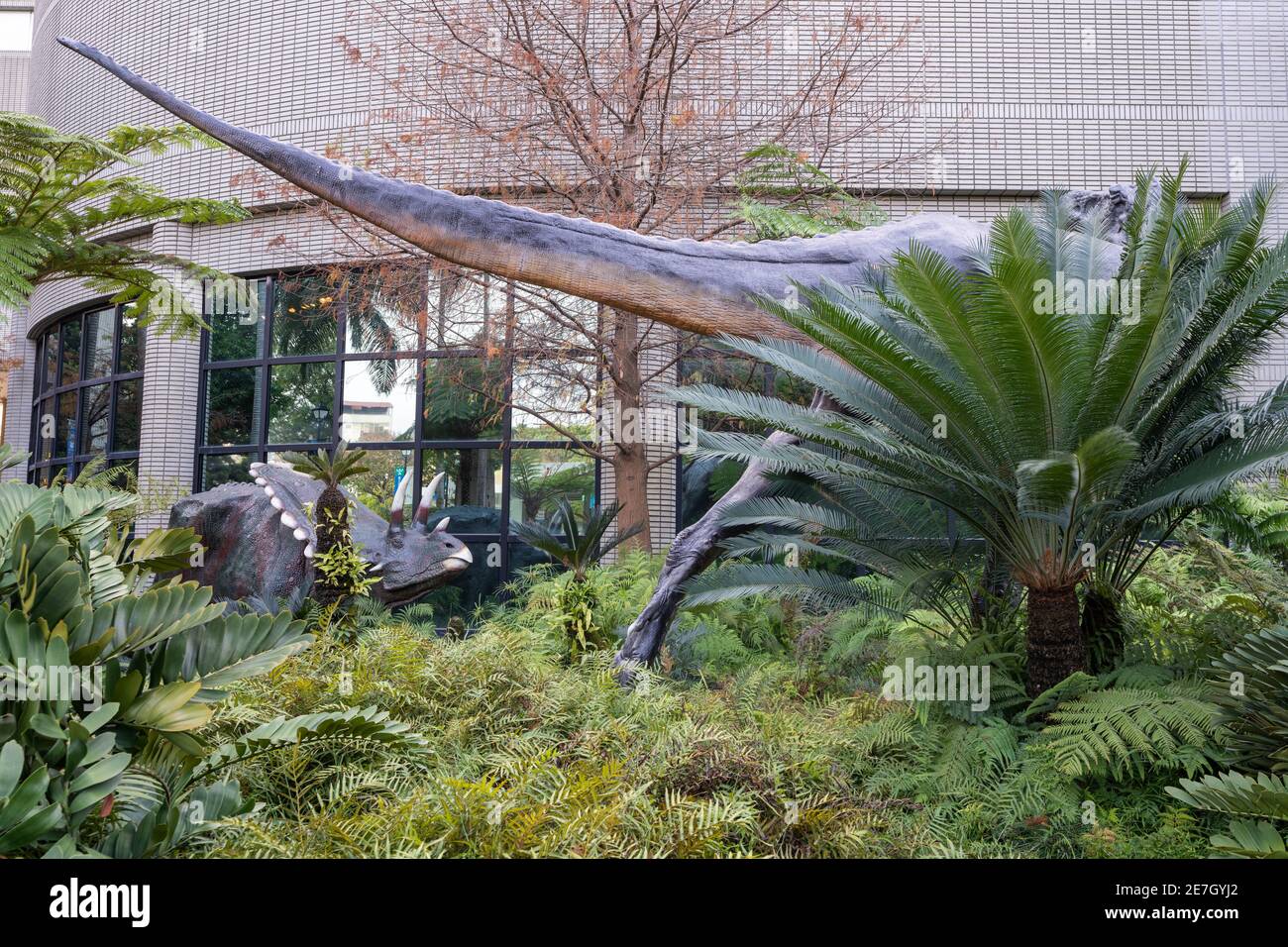 Dinosaur statue in the National Museum of Natural Science, Science ...