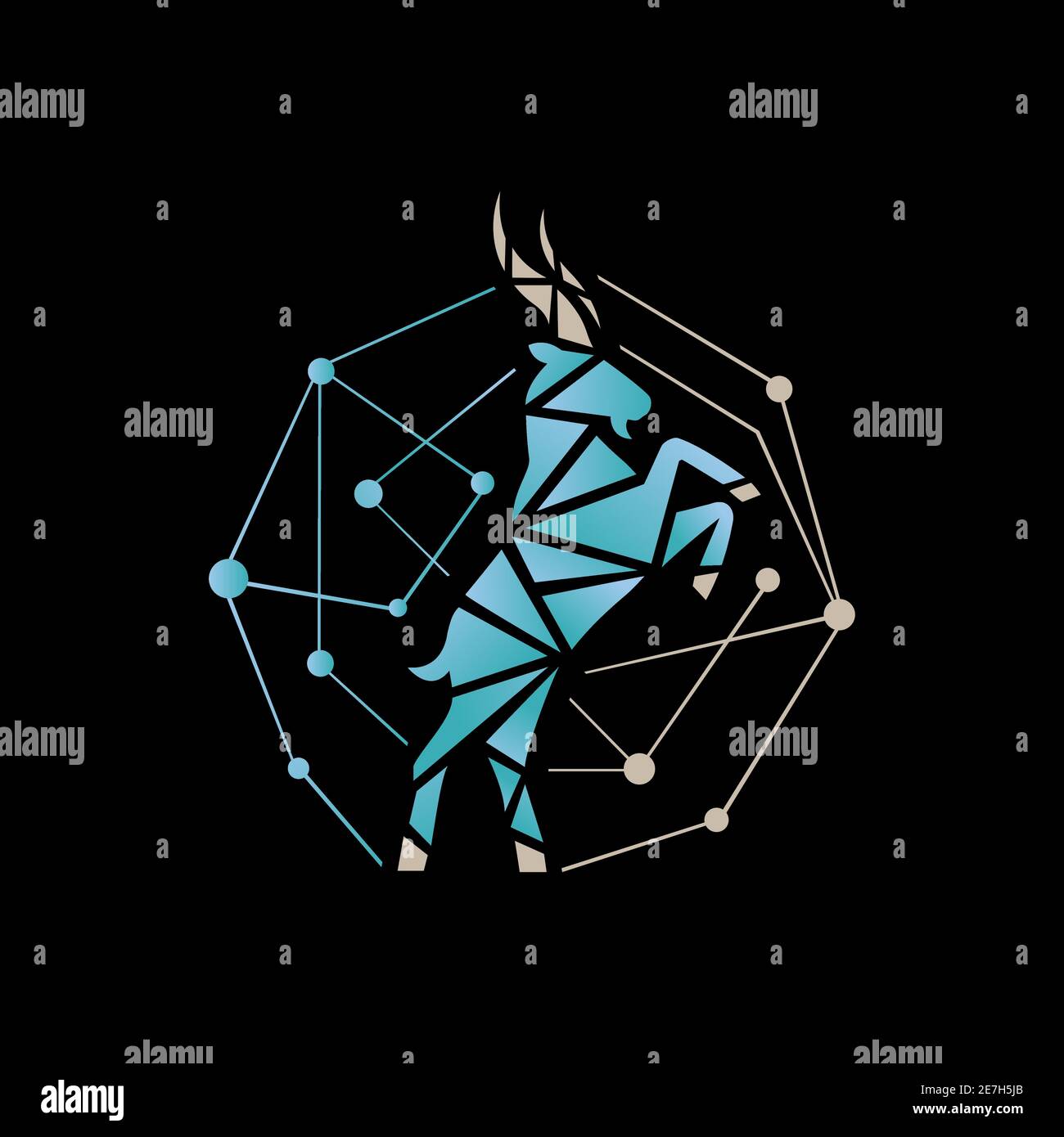 Goat Logo High Resolution Stock Photography and Images - Alamy